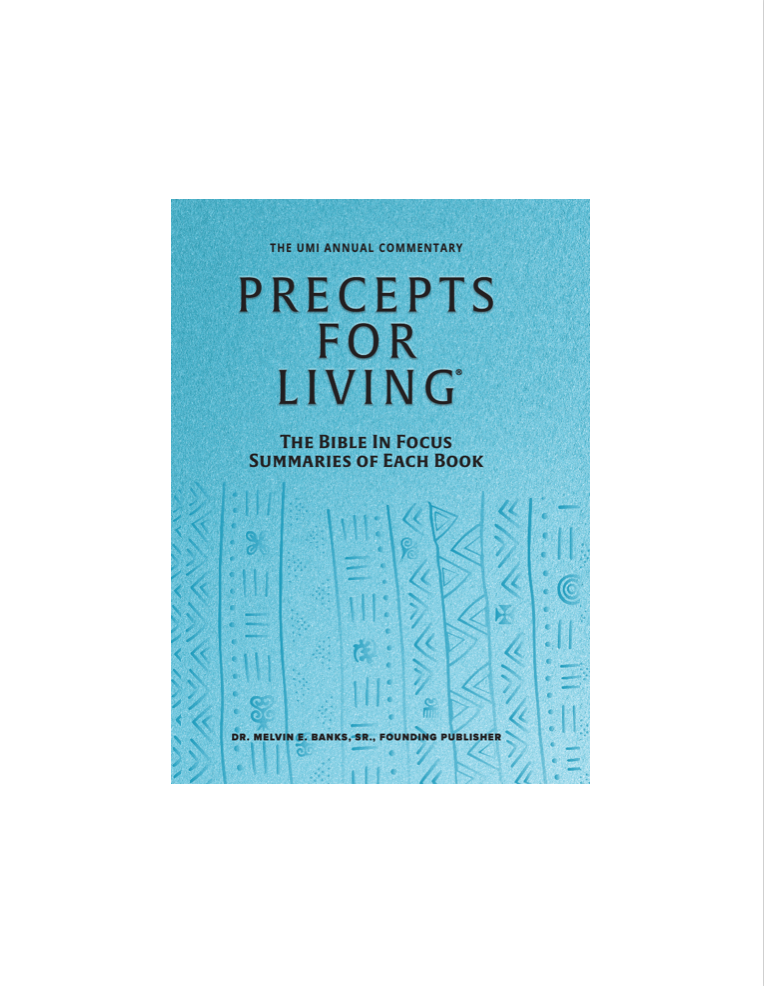 Precepts for Living®: The Bible In Focus Summaries of Each Book (2025 ...