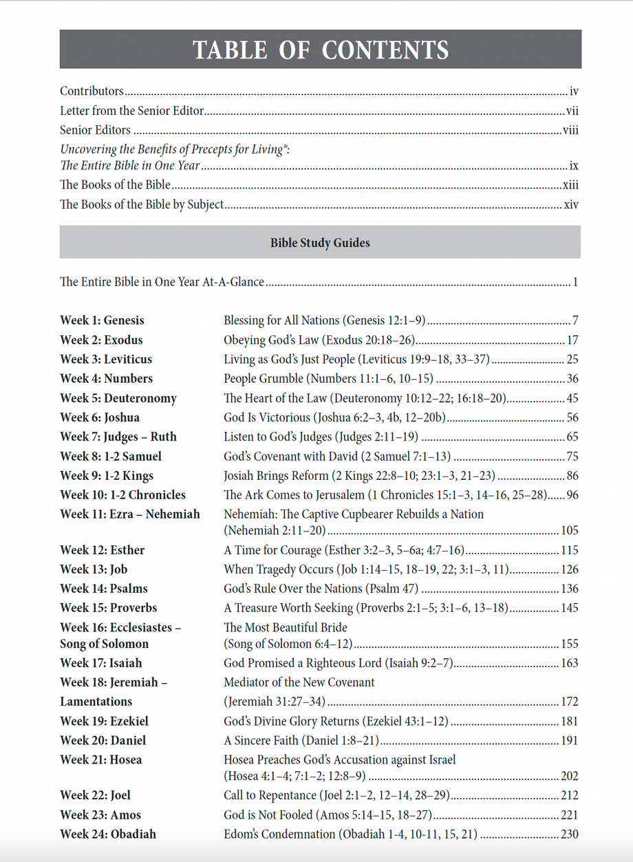 Precepts for Living® – UMI (Urban Ministries, Inc.)