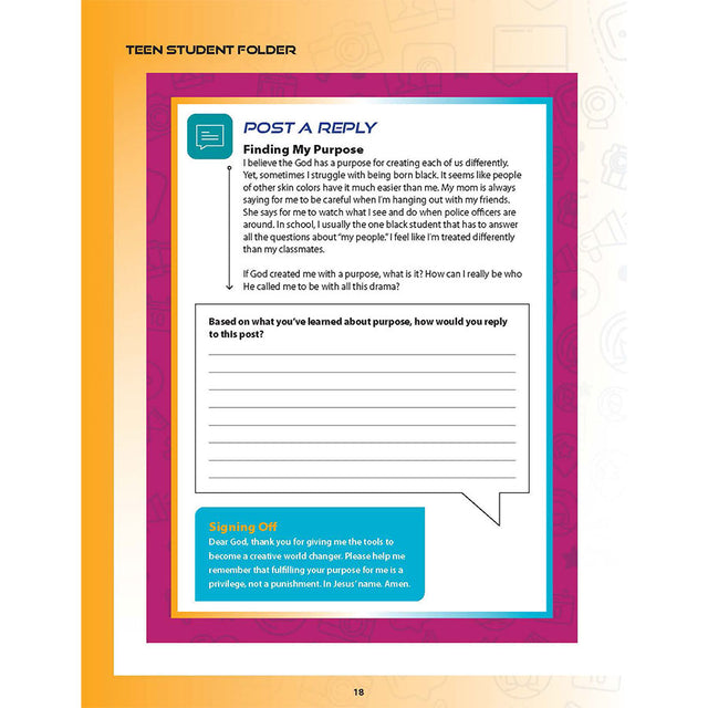 The Jesus Connection – Teen Student Folders – UMI (Urban Ministries, Inc.)